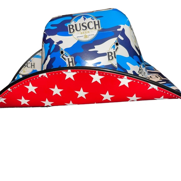 Busch Beer | Accessories | Nwt Busch Beer Patriotic Cowboy Hat ...